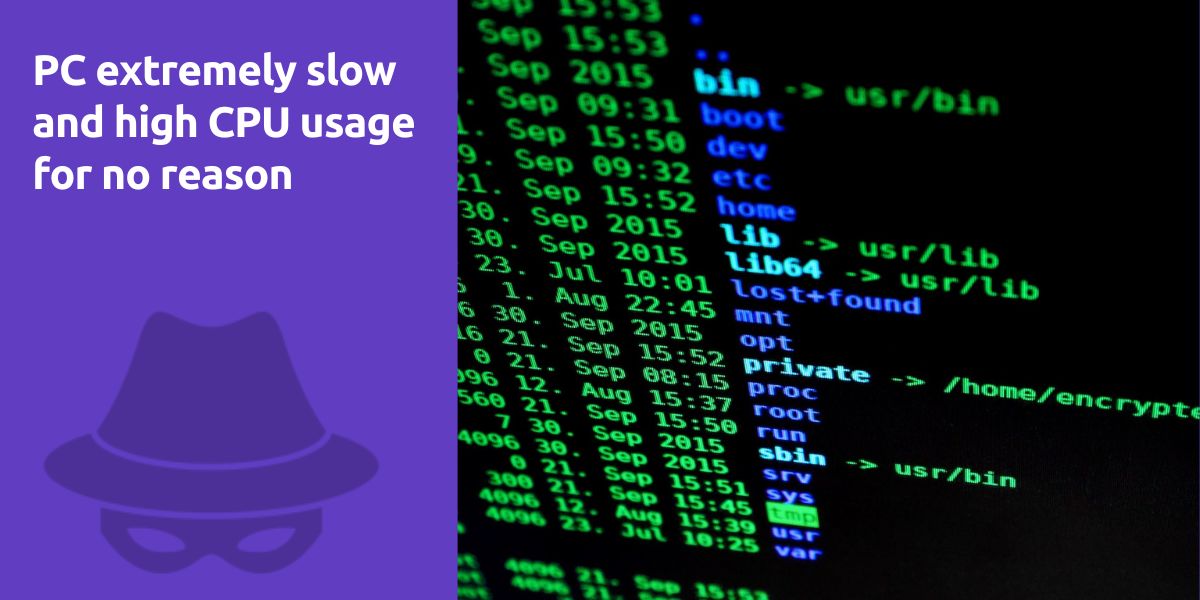PC extremely slow and high CPU usage for no reason [RESOLVED] - 2025 ...